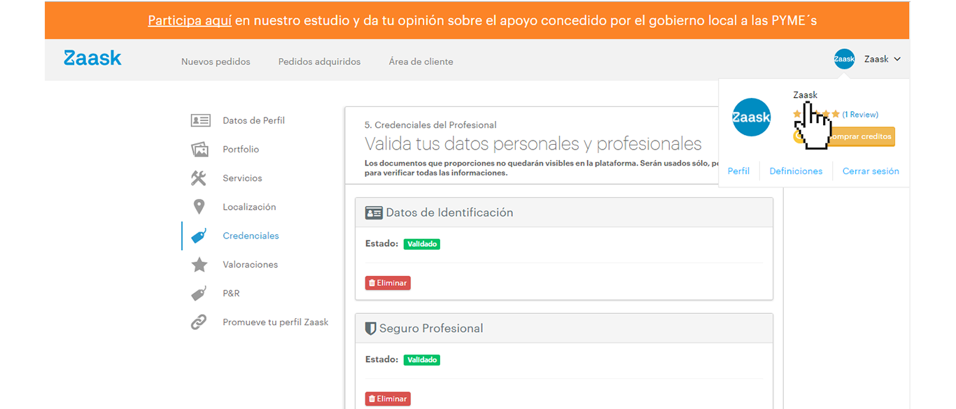 Zaask lanza un nuevo perfil para profesionales | Zaask España